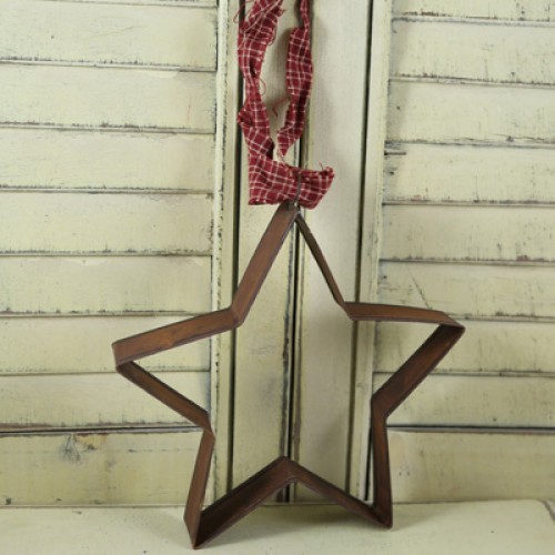 6" Rusty Star Cookie Cutter - Country Whims